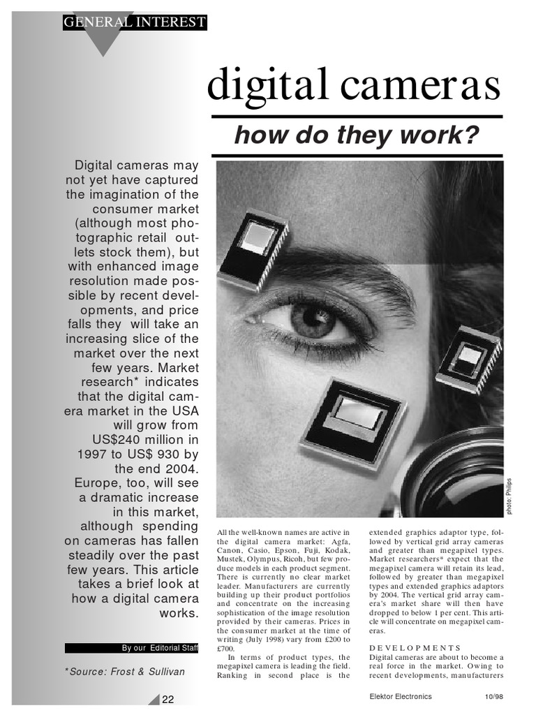 Digital Cameras: How Do They Work? | PDF