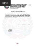 Atestado Escolar Modelo | PDF