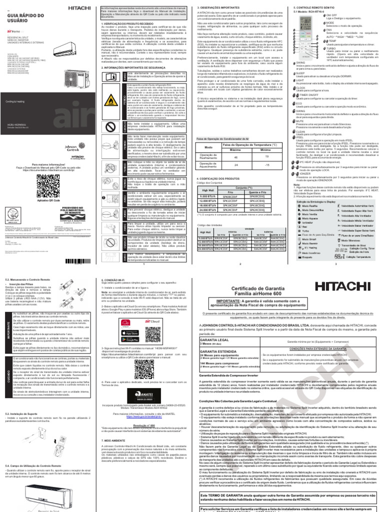Airhome 600 Hgru-Mspar001 Og | PDF