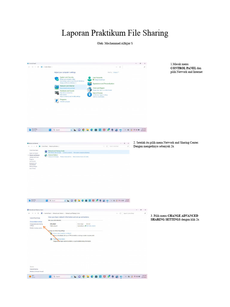 Laporan Praktikum File Sharing | PDF