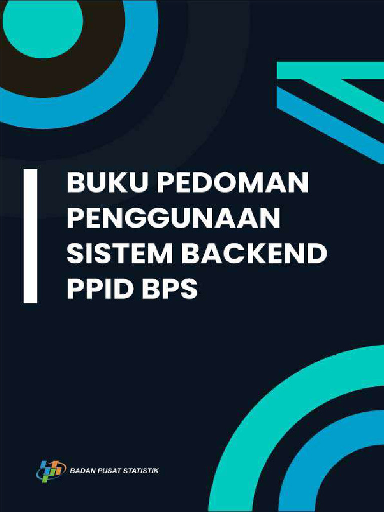 Buku Pedoman Penggunaan Backend PPID 1662709371 | PDF