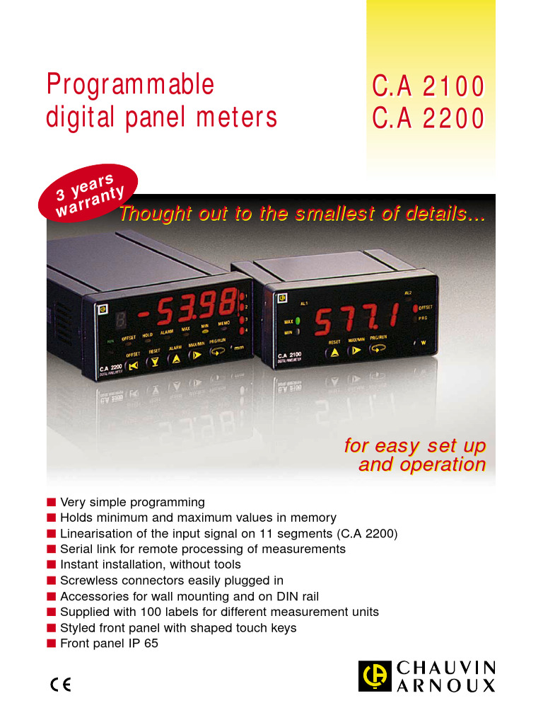 Panel Meter | PDF | Bipolar Junction Transistor | Alternating Current