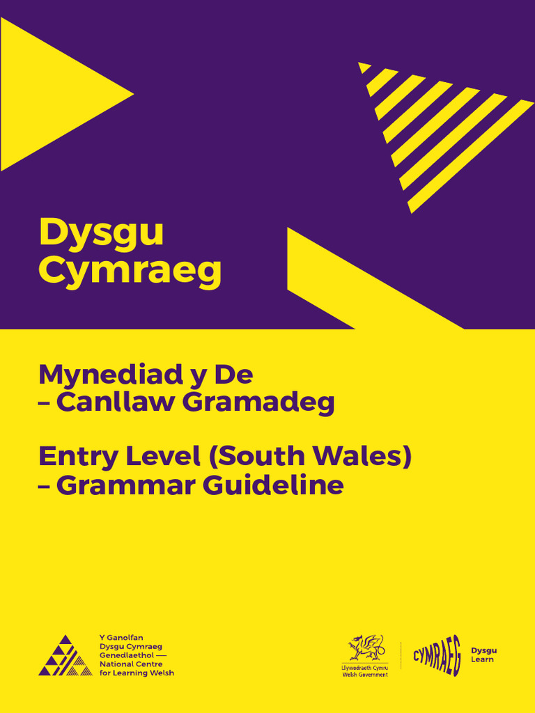 Mynediad de Canllaw Gramadeg Grammar Guideline | PDF | Lexicology ...