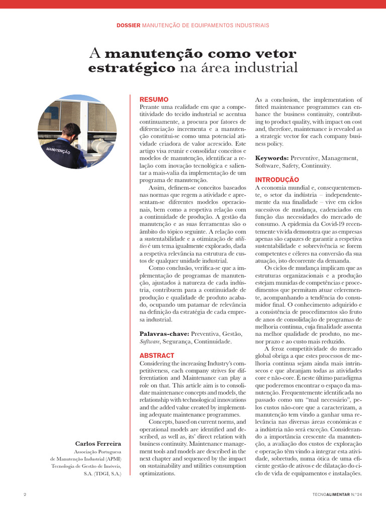 TA24 Eng Carlos Ferreira TDGI | PDF