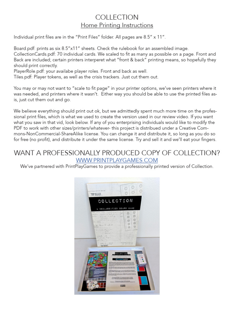 Print Instructions | PDF