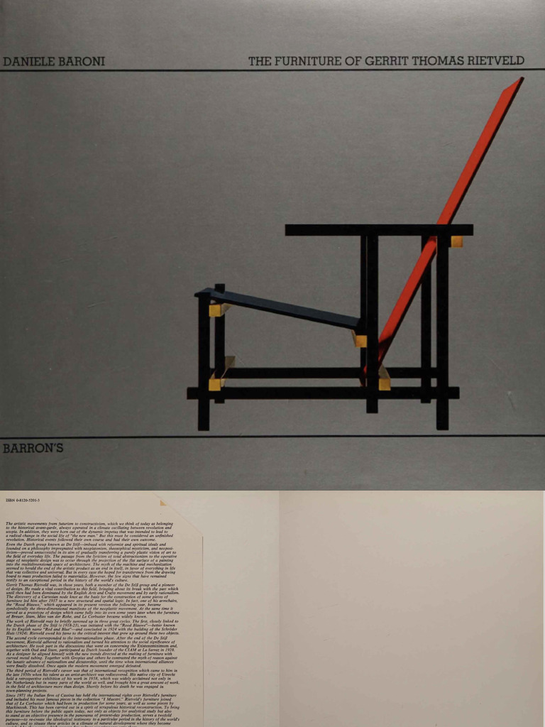 The Furniture of Gerrit Thomas Rietveld | PDF