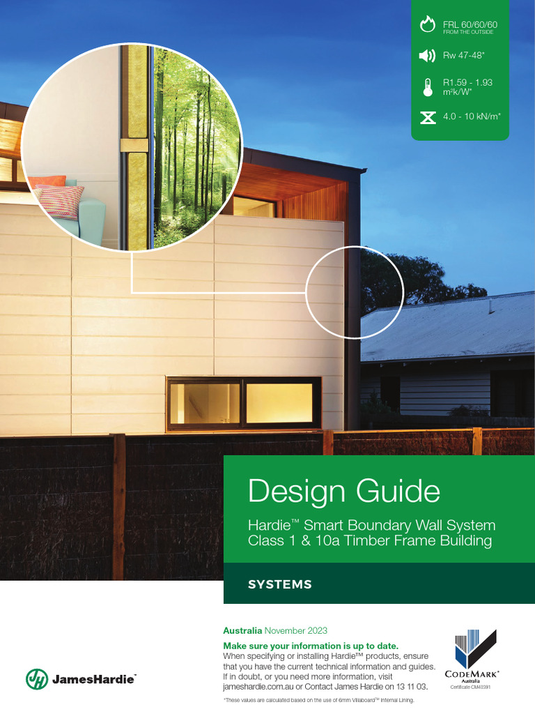 Hardie Smart Boundary Design Guide Nov23 | PDF | Framing (Construction ...
