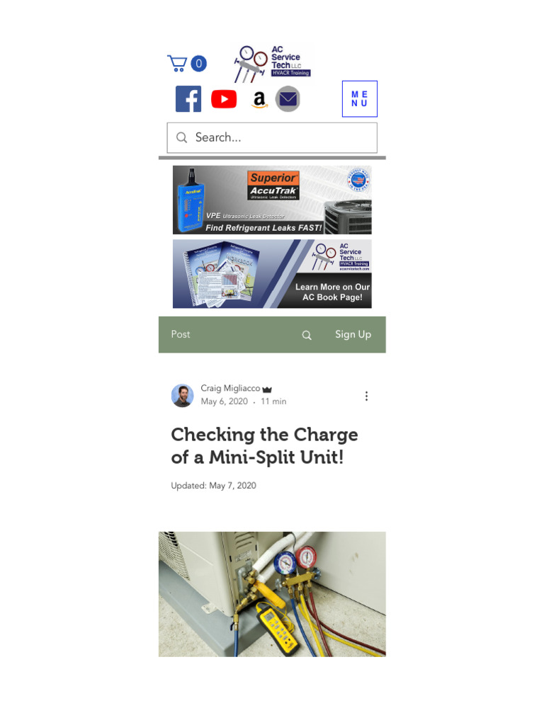 Checking Mini-Split Charge Basics | PDF | Air Conditioning | Leak