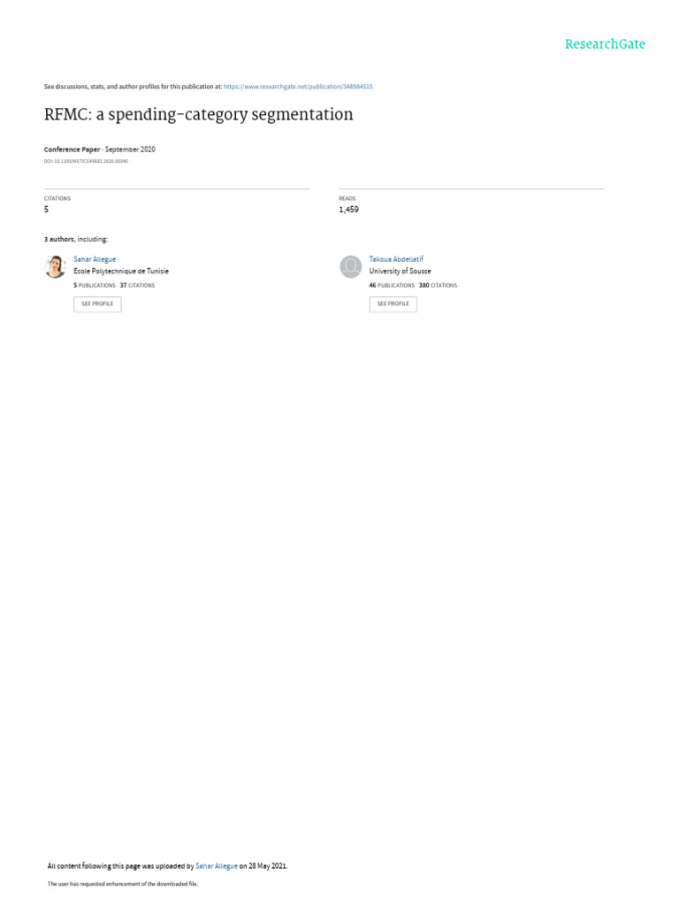 Behaviourl Segmentation | PDF | Cluster Analysis | Market Segmentation