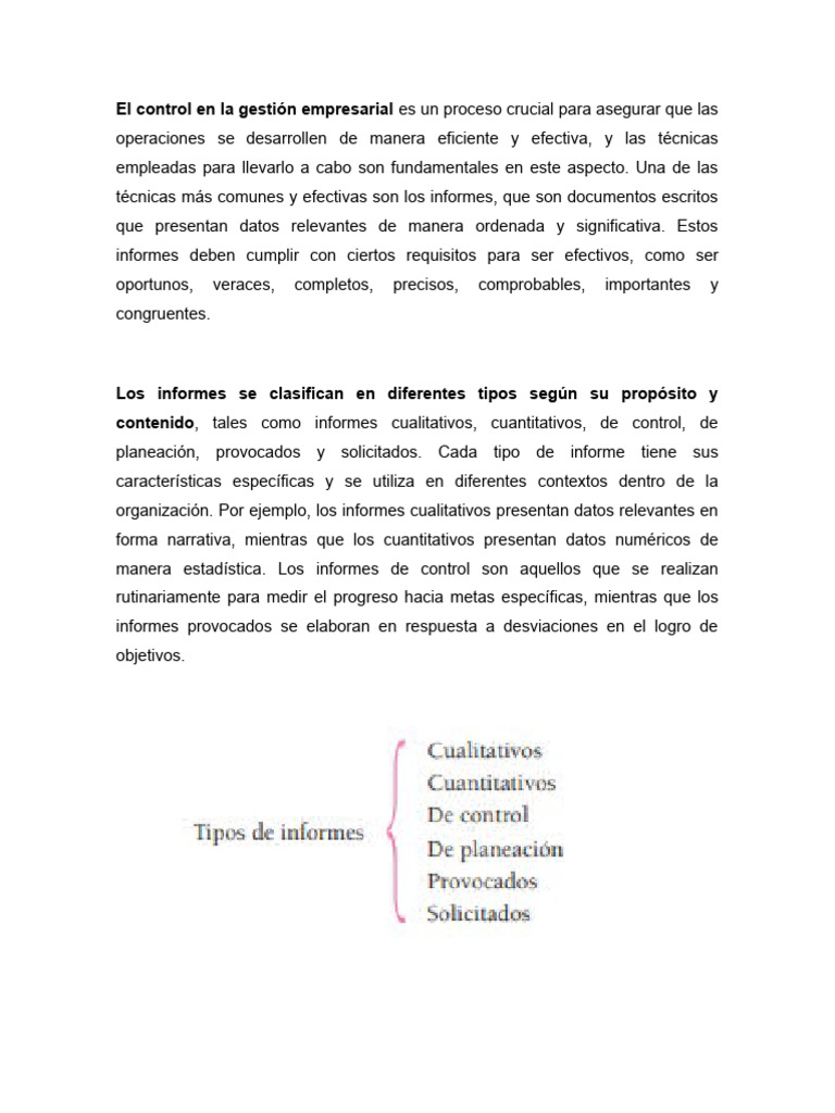 El Control en La Gestión Empresarial Es Un Proceso Crucial para ...