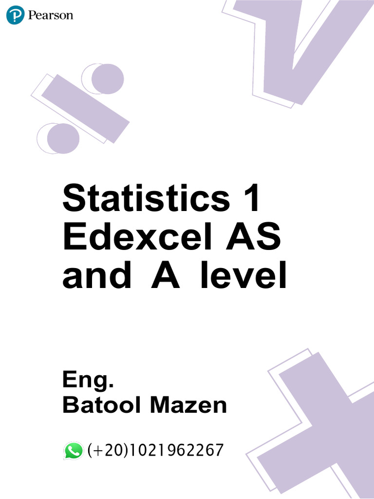 Statistics 1 Edexcel Classified PastPapers | PDF