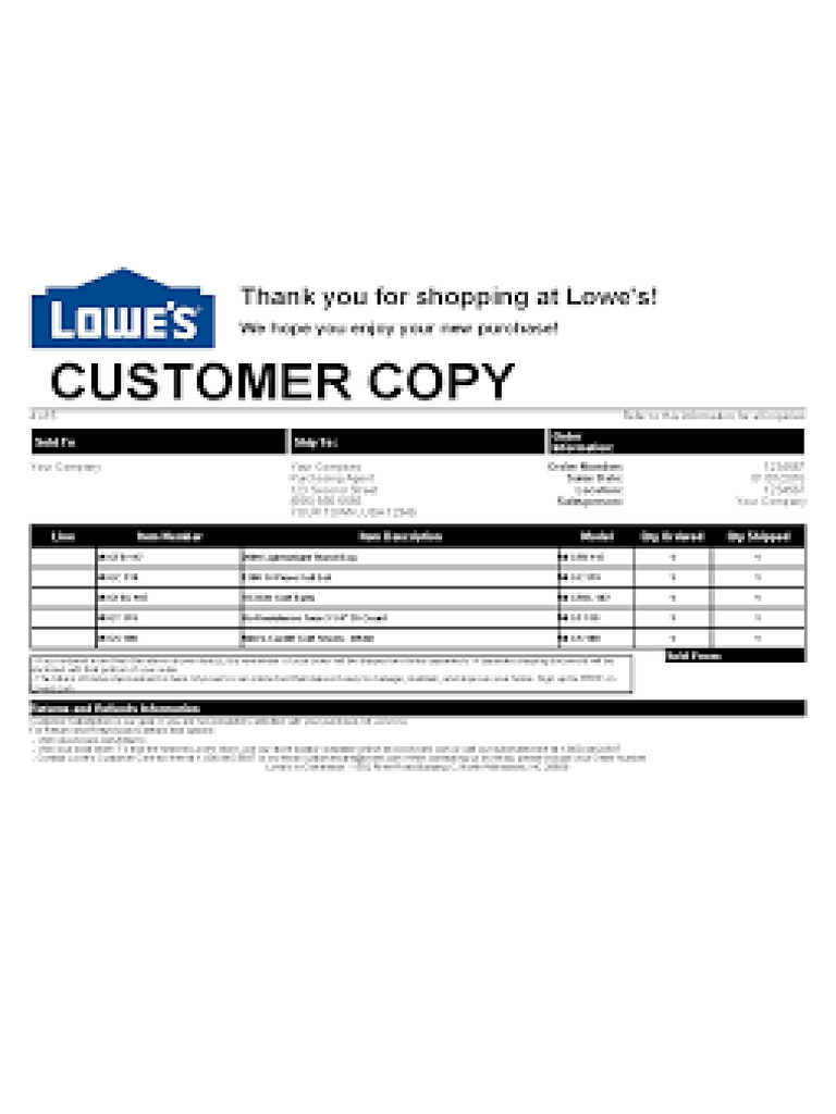 Lowes | PDF