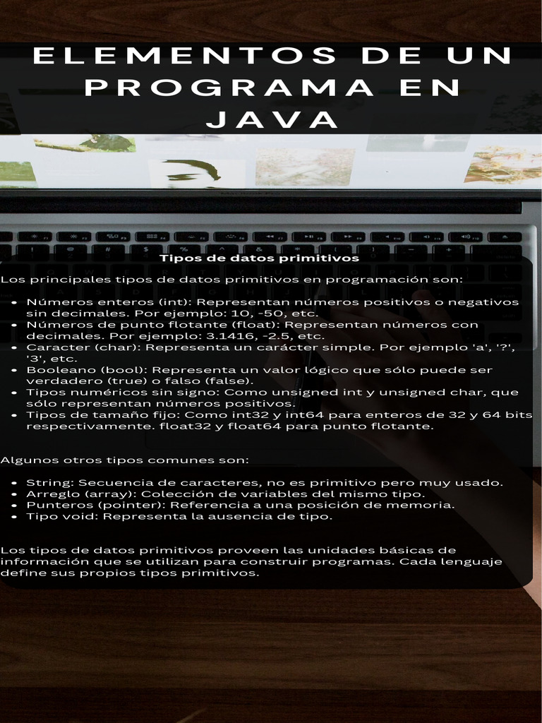 Tipos de Datos y Operadores en Java | PDF | Tipo de datos | Java ...