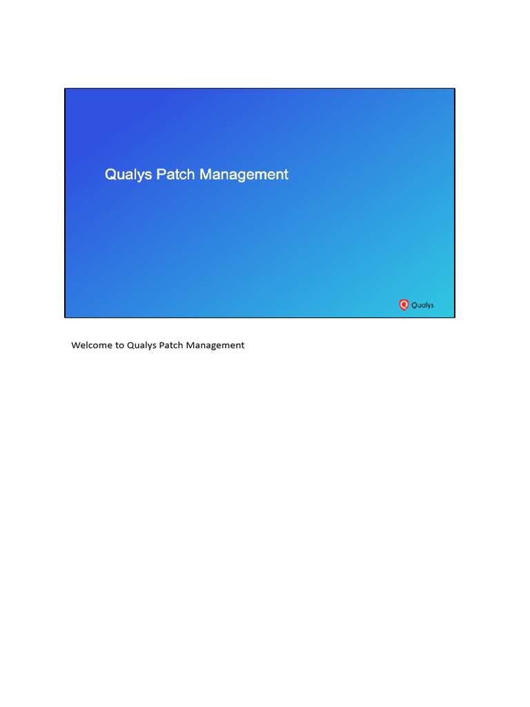 Patch Management Slides For Lab Tutorials - V5 | PDF