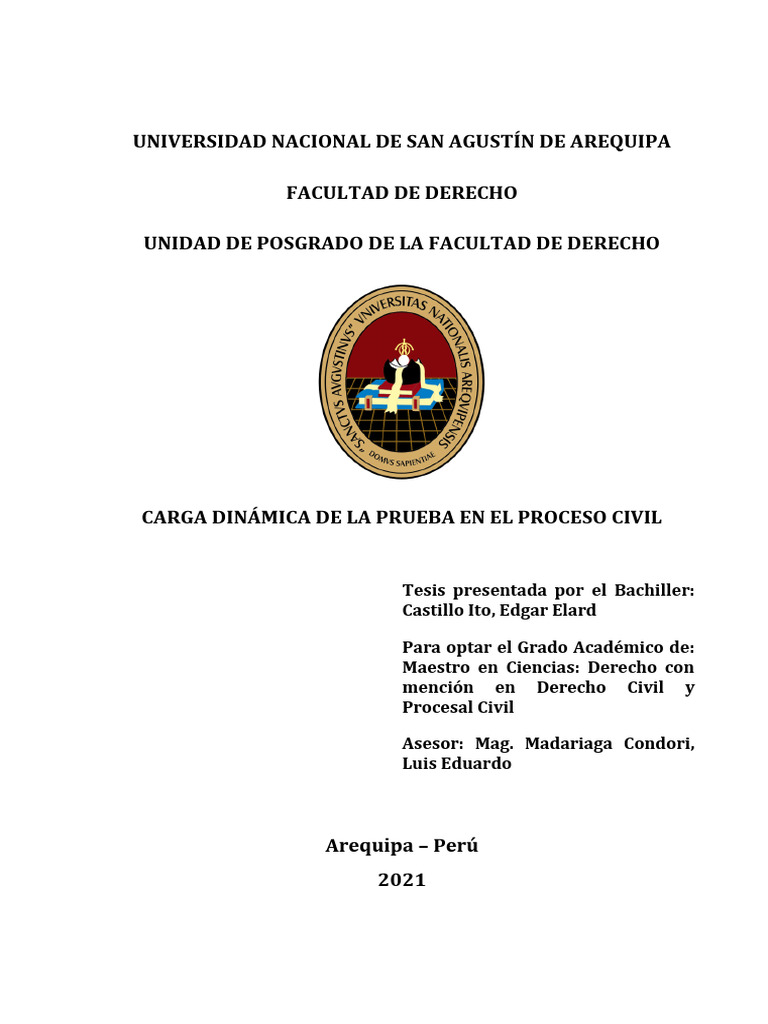 Carga Dinámica de la Prueba Civil | PDF | Caso de ley | Ley procesal