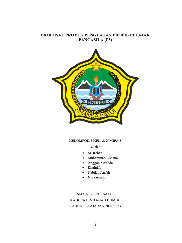 767954871-Proposal P5-1 | PDF | Karier & Perkembangan | Ilmu Sosial