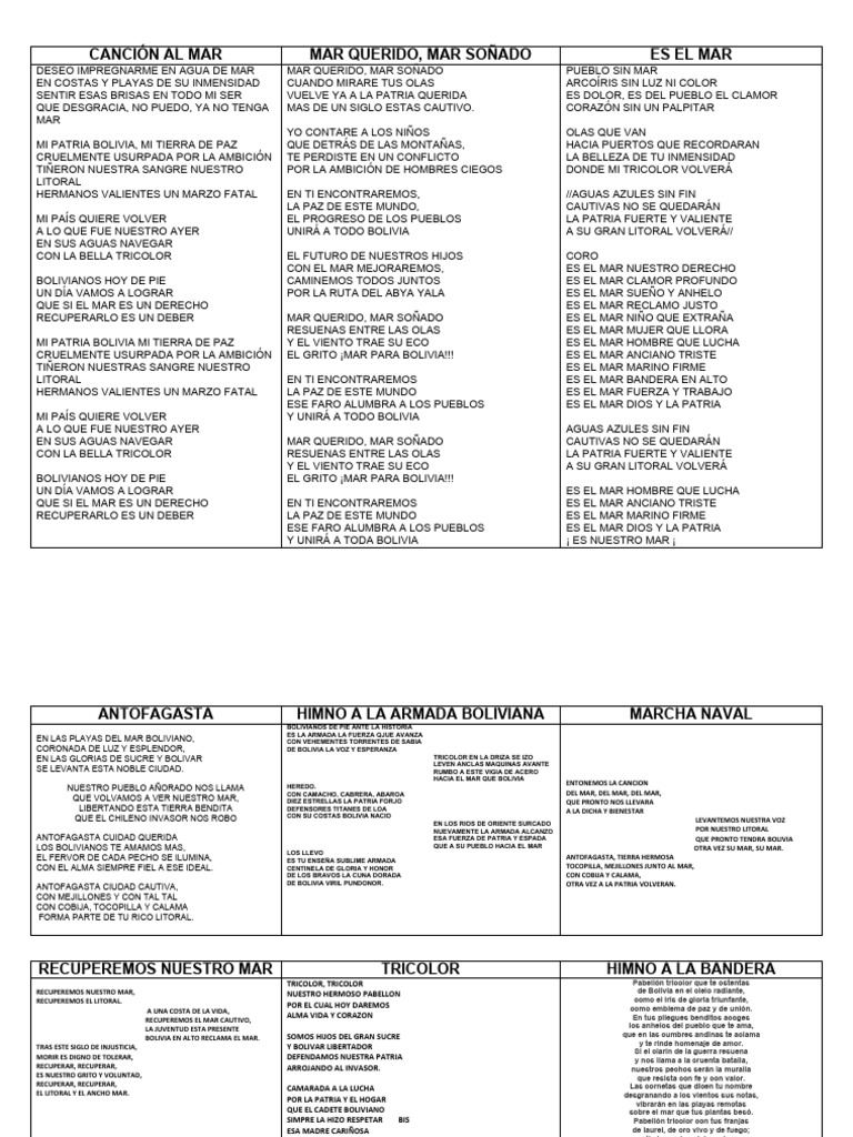 Himnos para El Personal de Cadetes | PDF