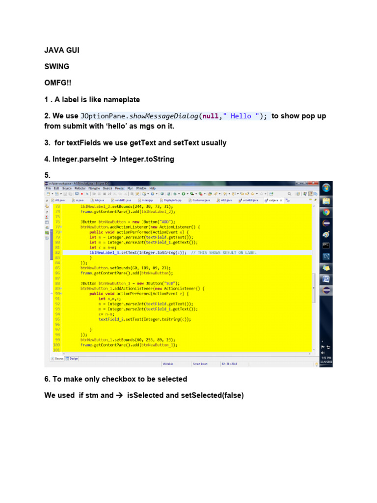 Java Gui Swing Pdf 