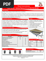 Ficha Tecnica Plyrock PDF | PDF | Materiales de construcción | Materiales