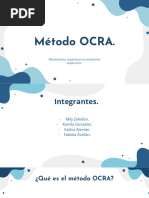 6-Método Ocra Checklist Ejemplo de Aplicación Corregido VT | PDF ...