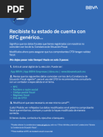 Solicitud UNE BBVA: Instrucciones y Requisitos | PDF