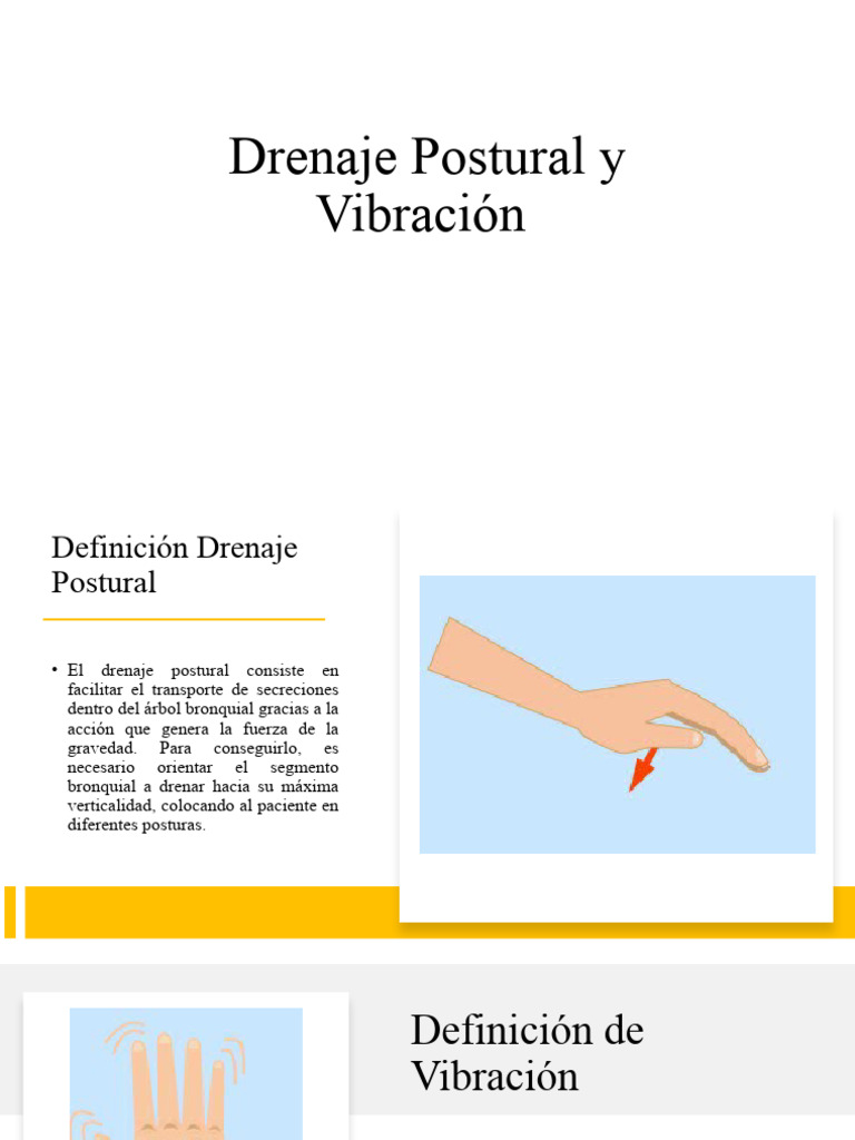 Drenaje Postural | PDF | Tórax | Codo