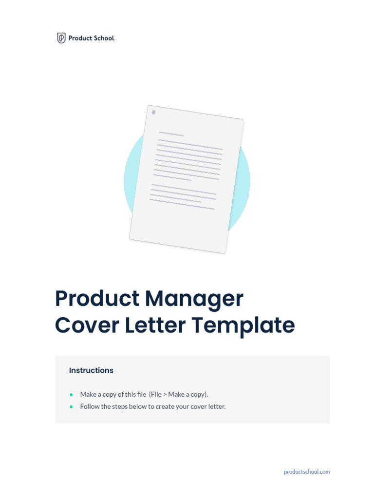 PM Templates - PM Cover Letter | PDF | Career & Growth