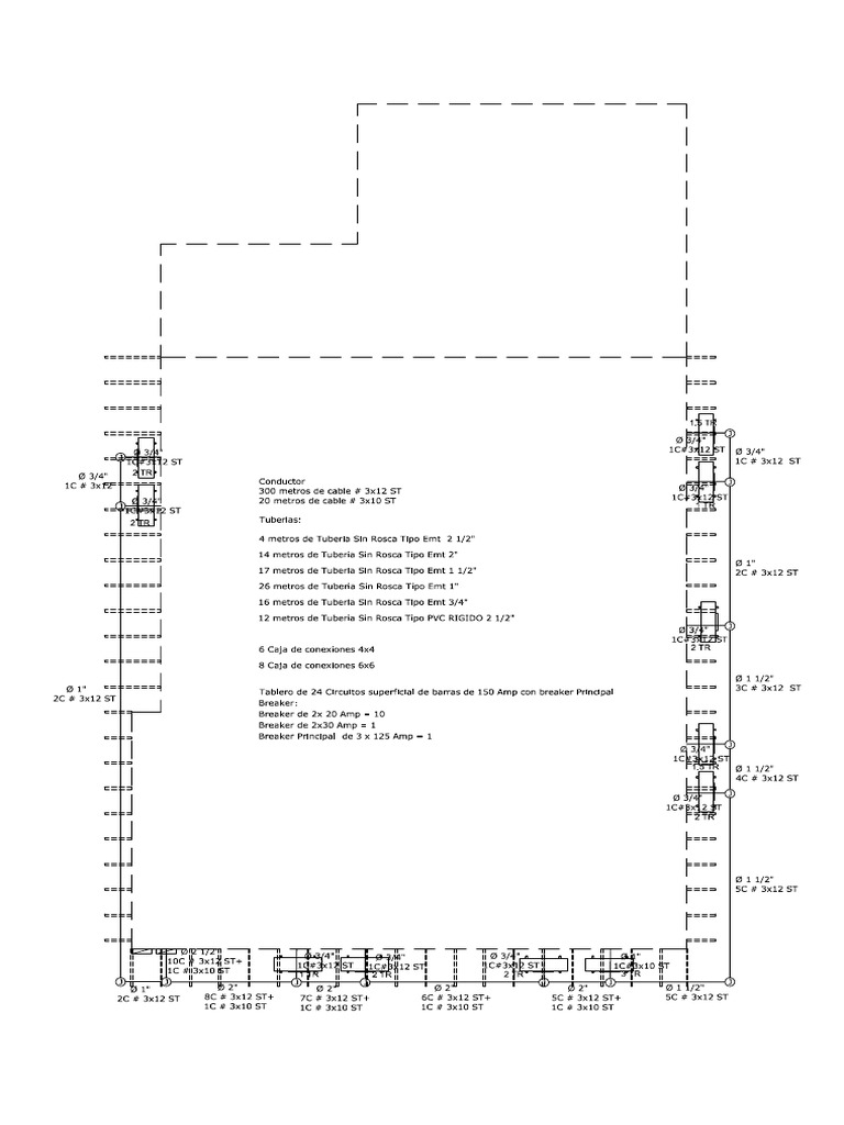 Plano AA La Arenera Elctricidad | PDF