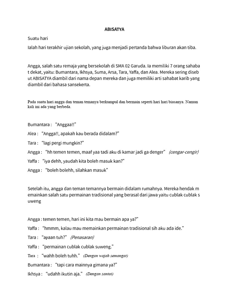 Abisatya 1 1 2 | PDF