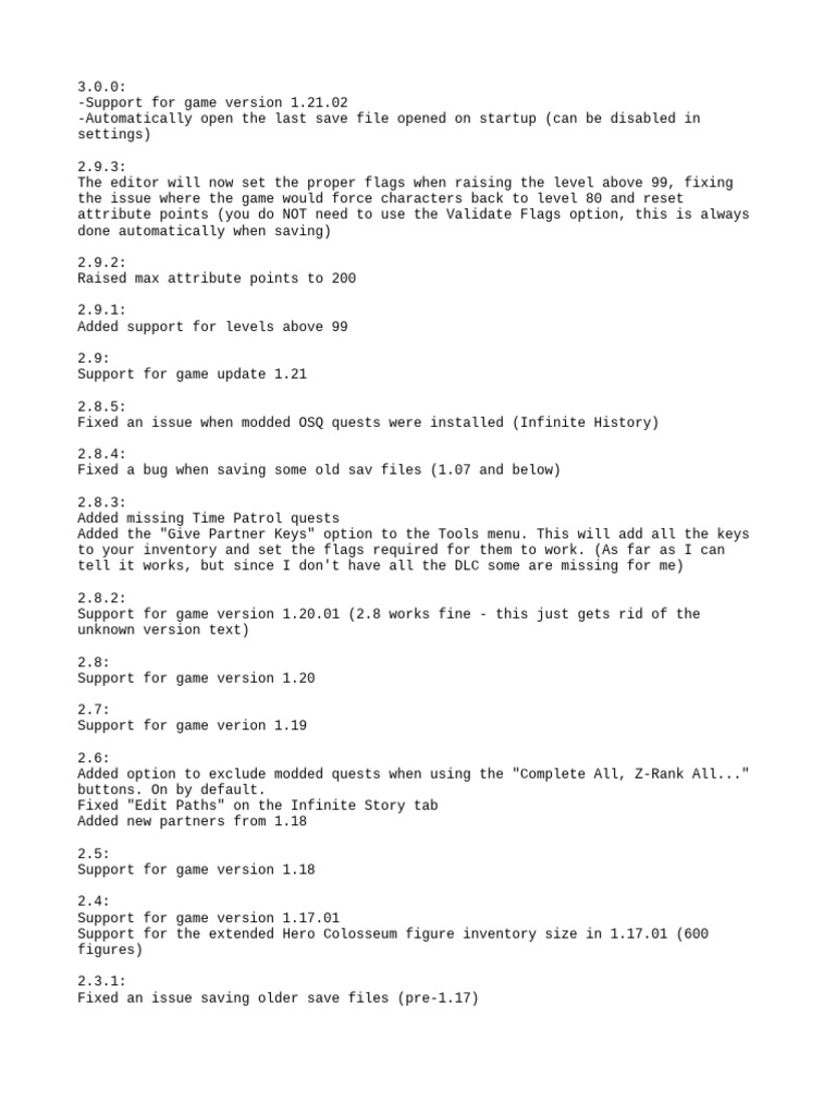 Change Log | PDF | Computing Platforms | Software Engineering Change Log | PDF | Computing Platforms | Software Engineering
