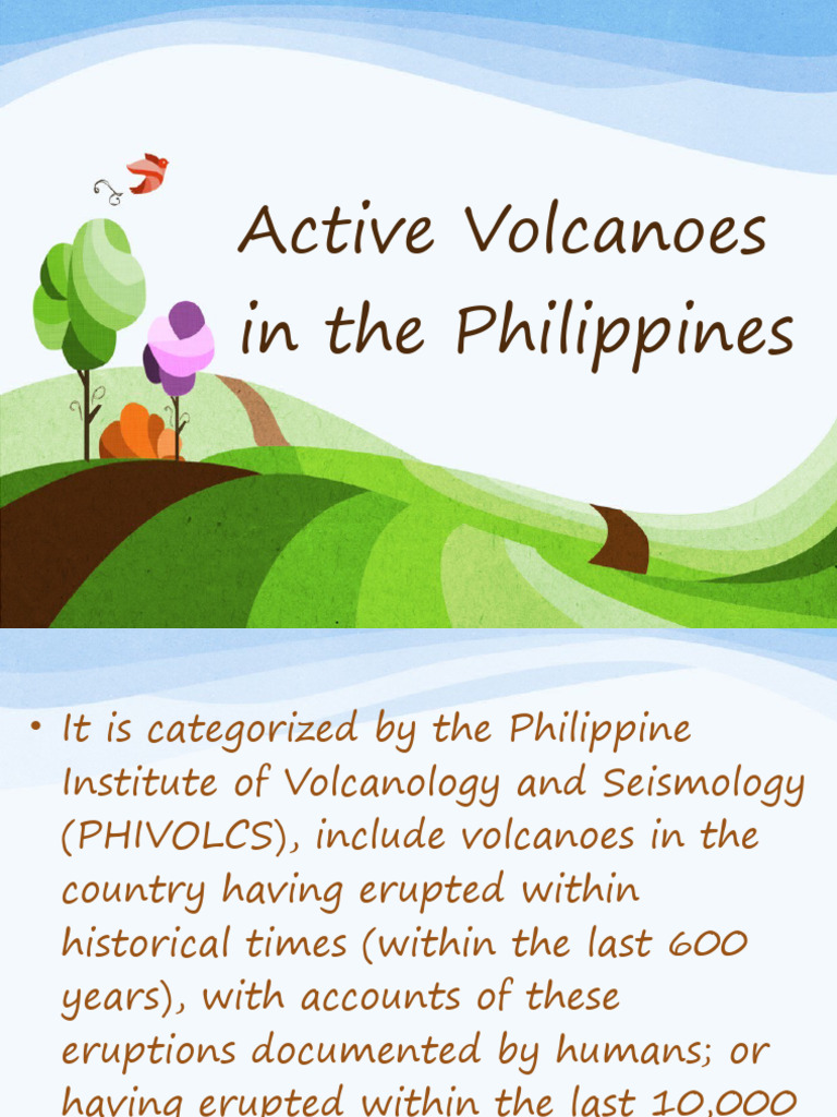 Active Volcanoes in The Philippines | PDF | Volcano | Earth Sciences