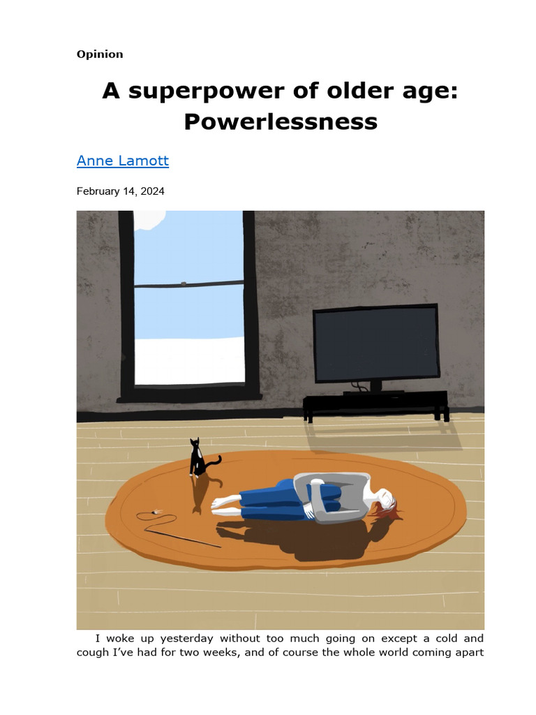 Anne Lamott - On Ageing | PDF