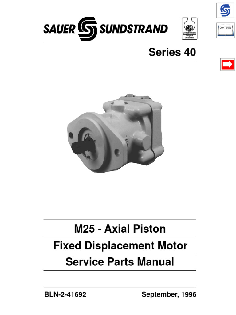 Manual de Servicio Sustrand M25 | PDF | Engines | Piston
