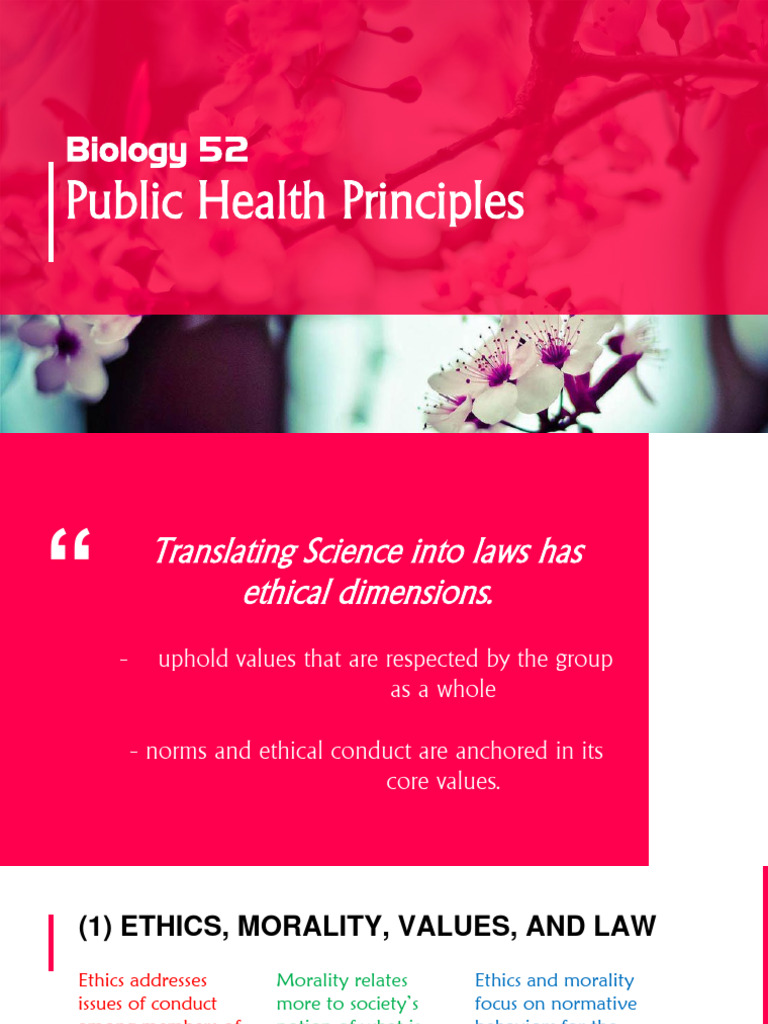 Chapter 1 NEW Ethics and Public Health Policy | PDF | Morality | Autonomy