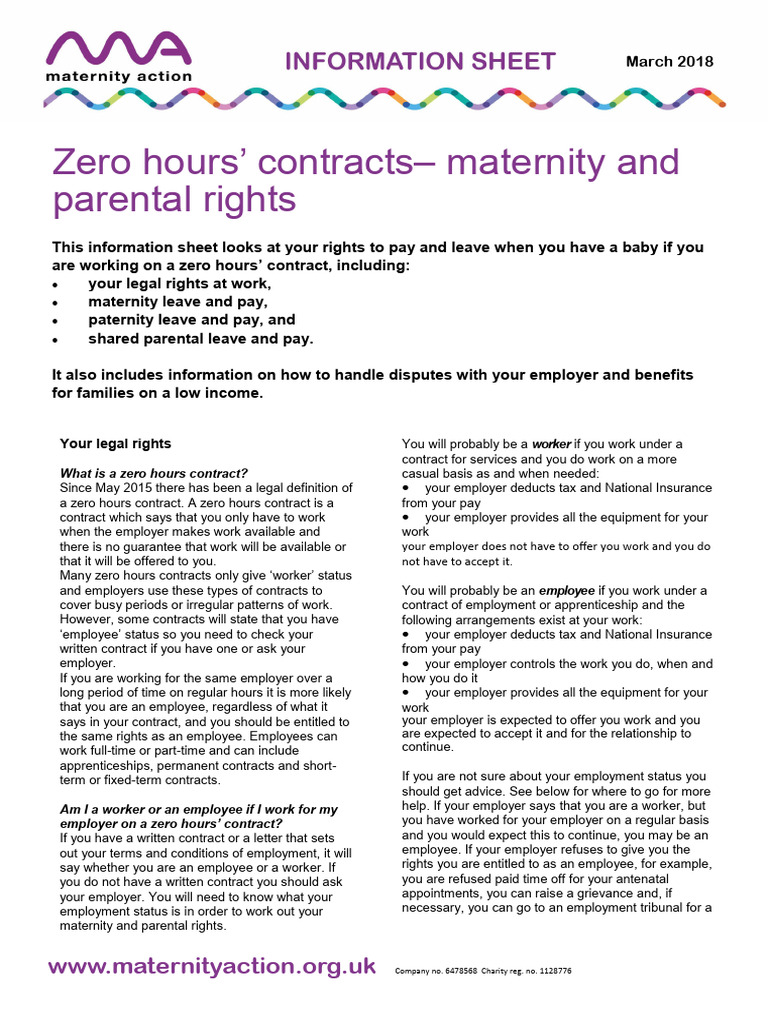 Zero Hours 2018 | PDF