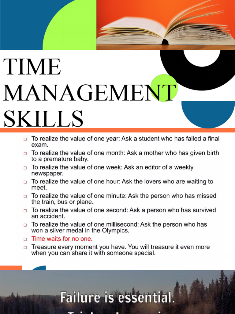 Essential Time Management Skills | PDF | Time Management | Professional ...
