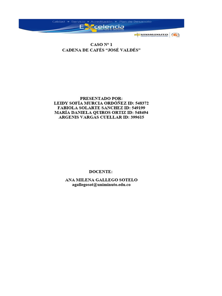 Auditoria Cafe Valdez Ok. | PDF