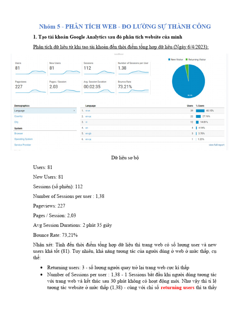Nhóm 5 - Phân Tích Web | PDF