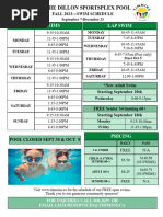 Drop in Calendars Active Mississauga | PDF