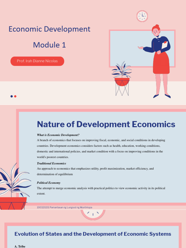 Economic Development Week 2 - 100320 | PDF | Socialism | Economic Growth