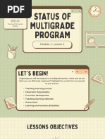 A Practices and Strategies in Implementing Multigrade Instructions and ...