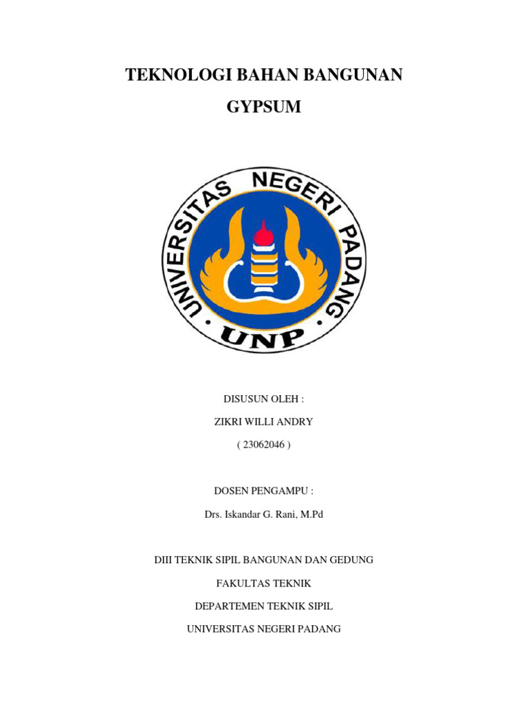 Jenis dan Fungsi Gypsum dalam Konstruksi | PDF