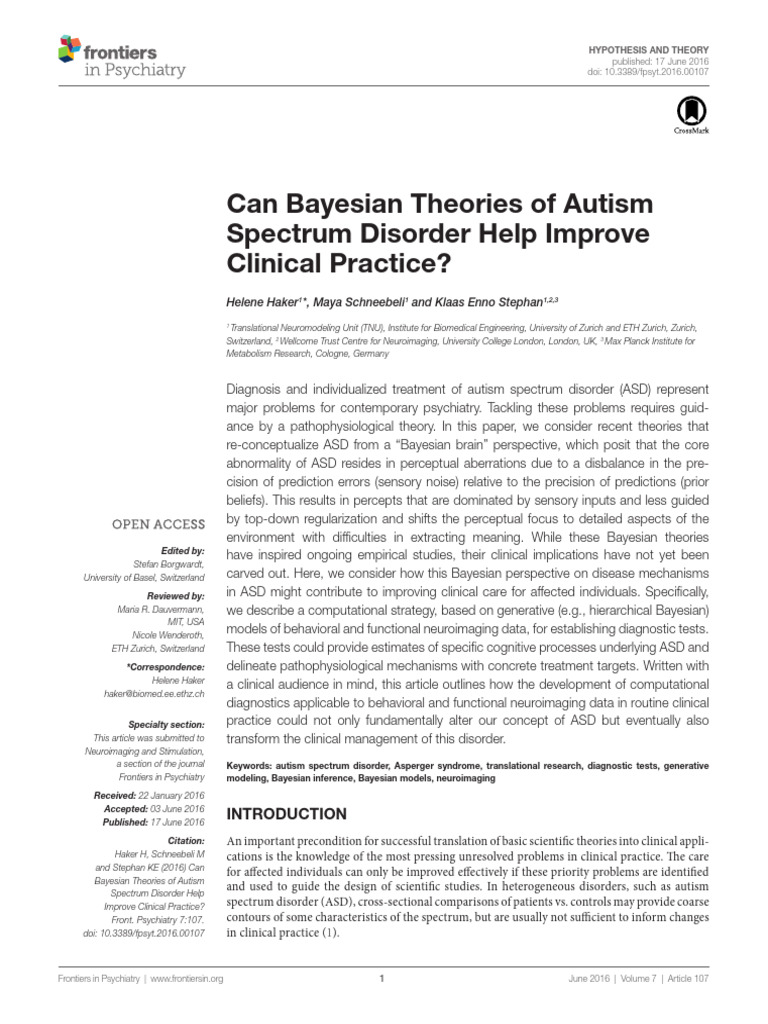 Front Psychiatry_2016_Can Bayesian Theories of Autism Spectrum Disorder ...