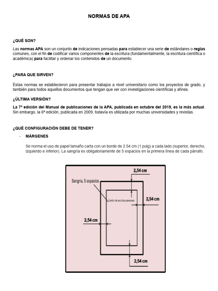 Normas APA: Guía de Formato y Uso | PDF | Estudios de idiomas ...