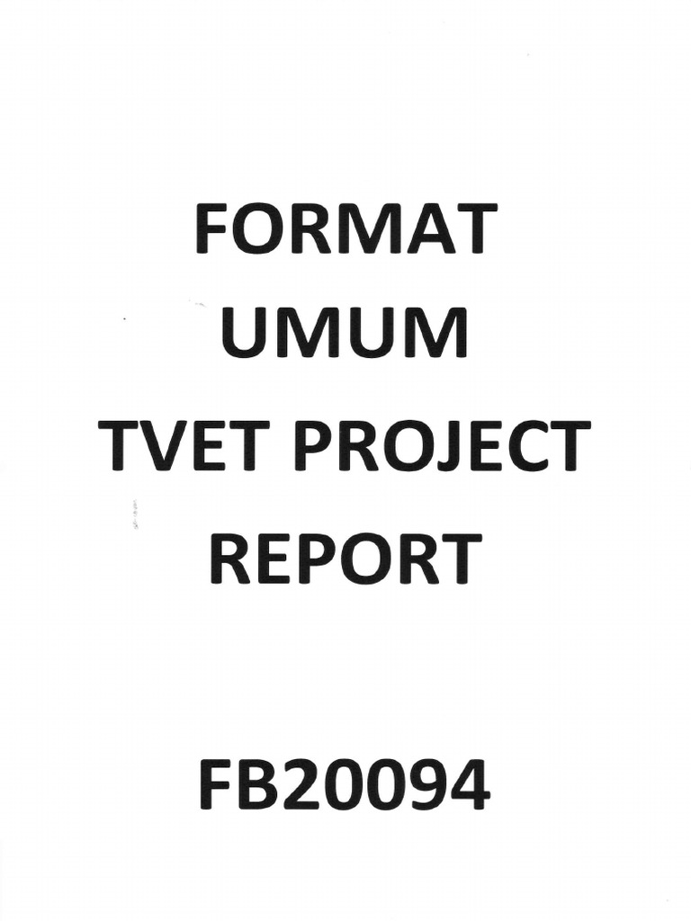 Project Tvet | PDF