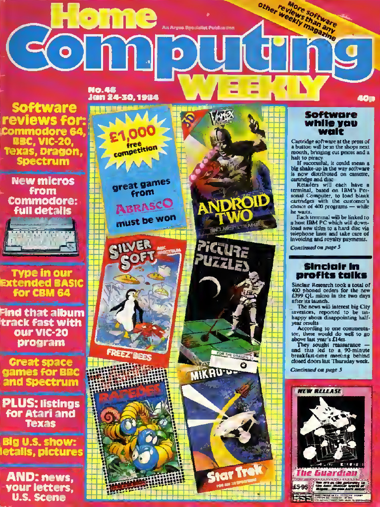 Home Computing Weekly Magazine Issue 046 | PDF