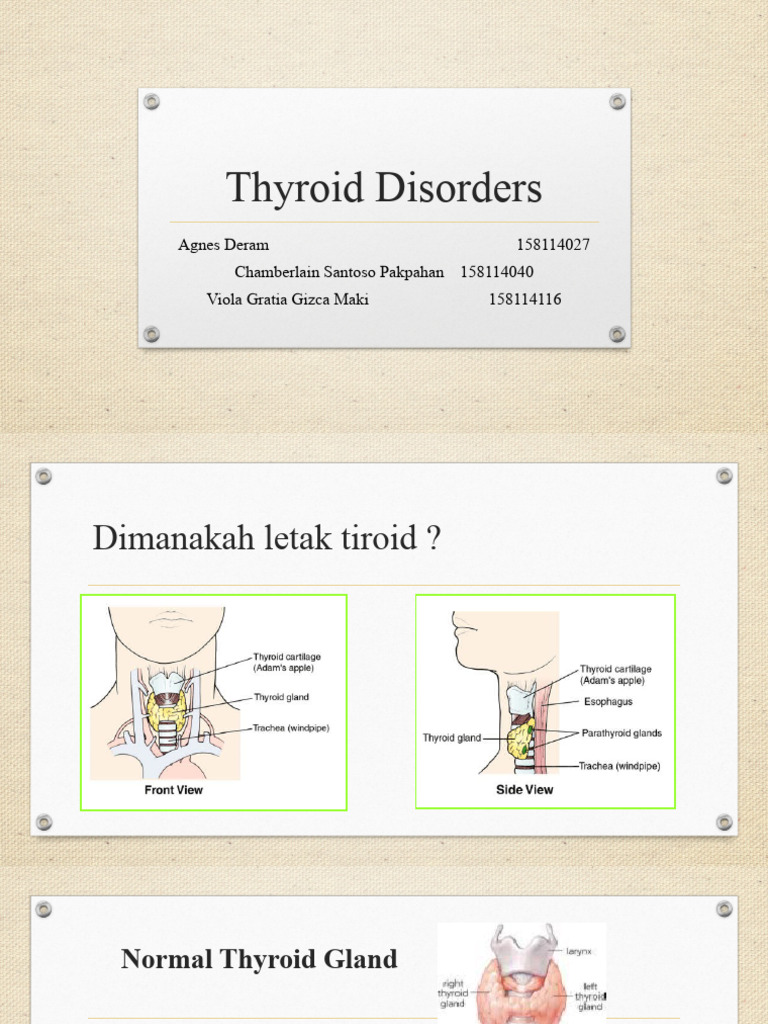 Thyroid Disorders Patofisiologi | PDF