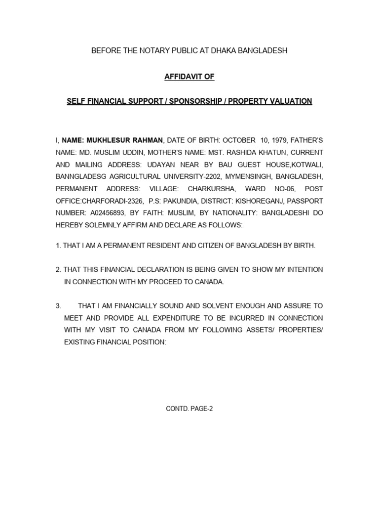 Asset Declaration Rahima | PDF | Valuation (Finance) | Bangladesh Asset Declaration Rahima | PDF | Valuation (Finance) | Bangladesh