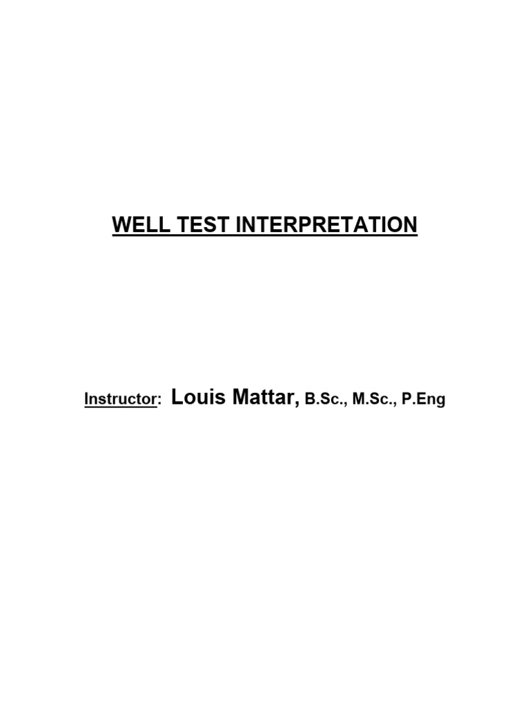 Well Test Analysis | Download Free PDF | Fluid Dynamics | Gases