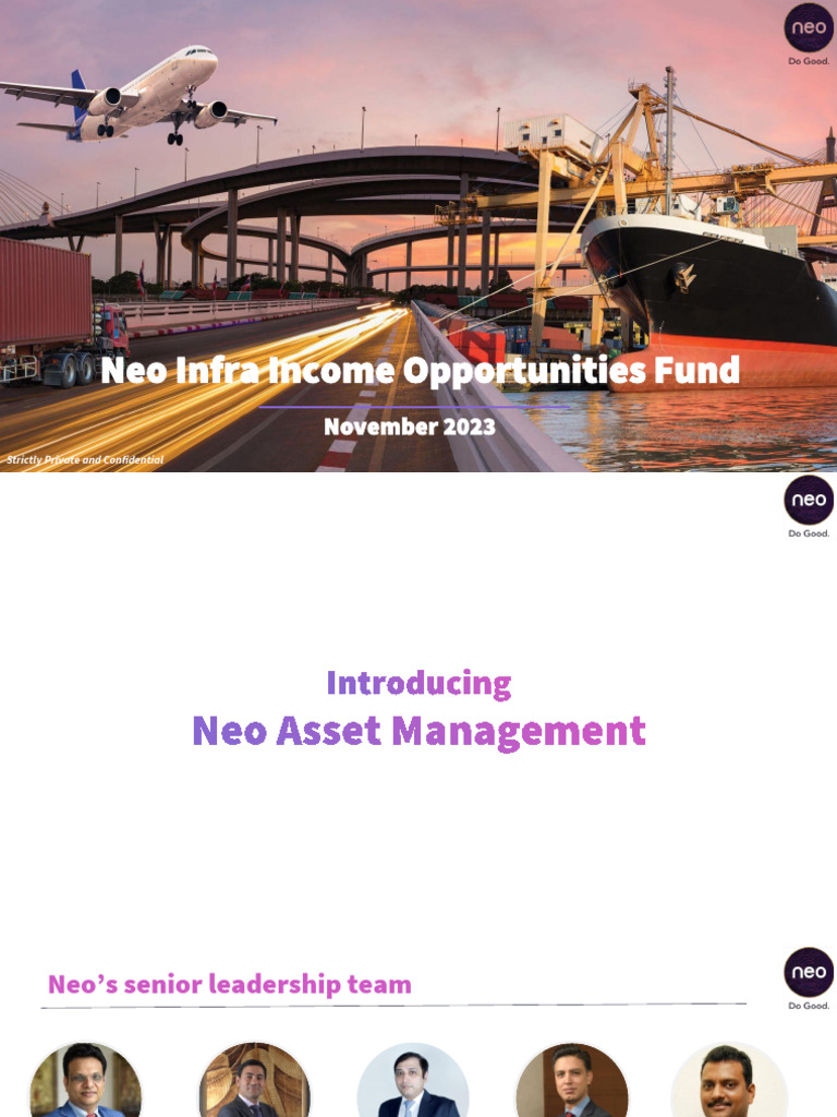 Neo Infra Income Fund - New (17th Nov'23) | PDF | Investing ...